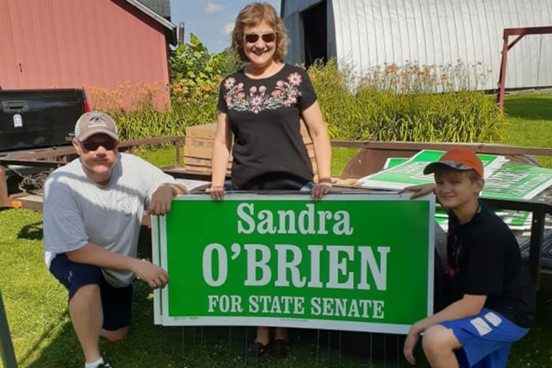 Request a Yard Sign - Re-Elect Sandra O'Brien to the Ohio Senate